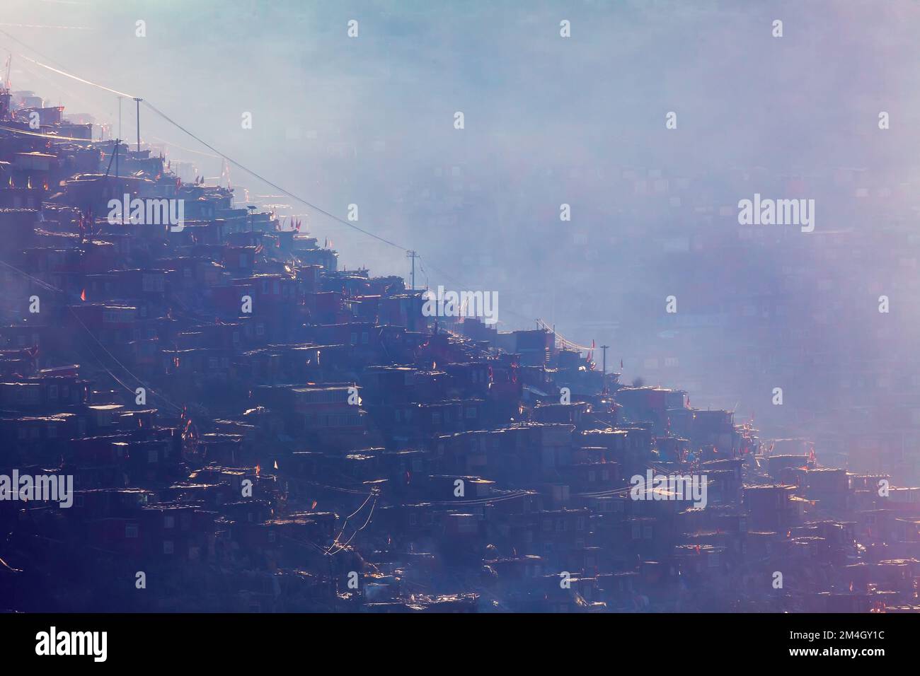 (FILE) The Wuming Buddhist Institute of Serdar Larong Temple in Garze ...