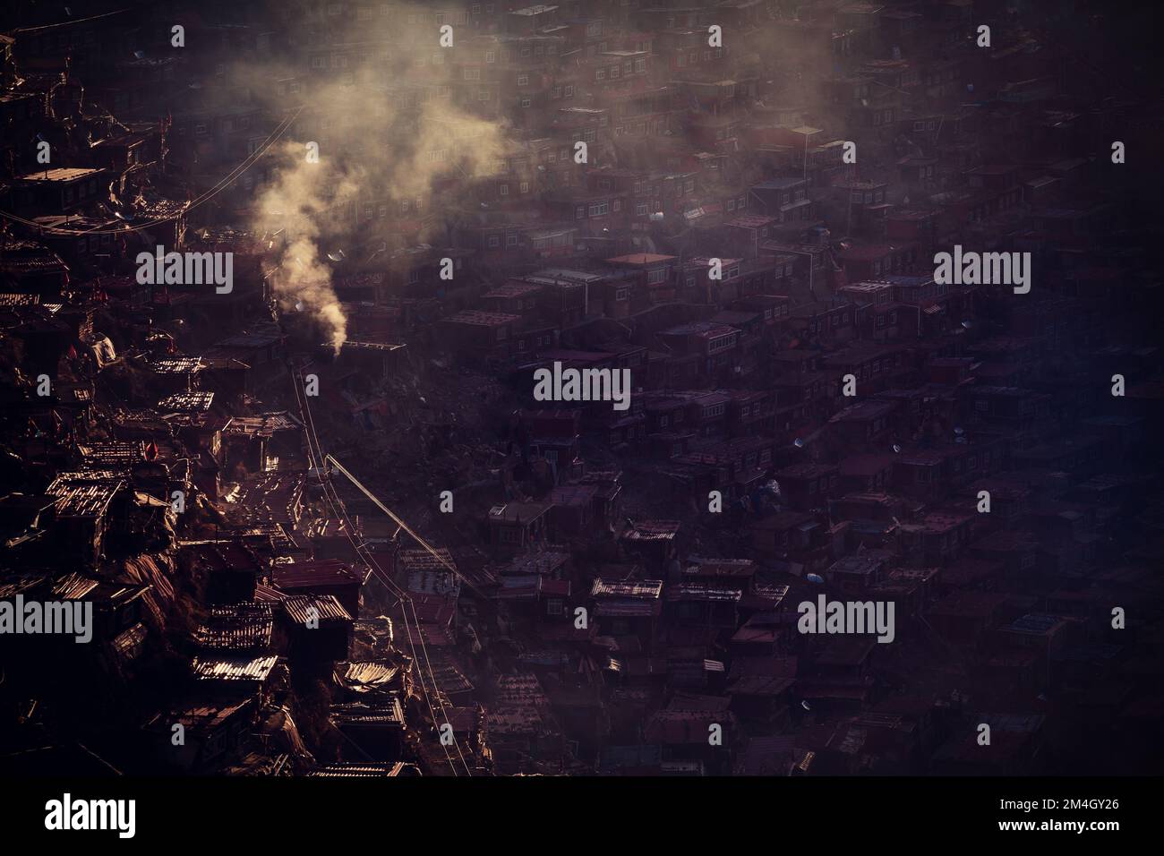 (FILE) The Wuming Buddhist Institute of Serdar Larong Temple in Garze ...