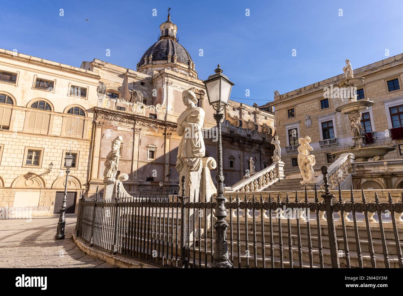 The Praetorian Fountain (Italian: Fontana Pretoria) is a monumental ...