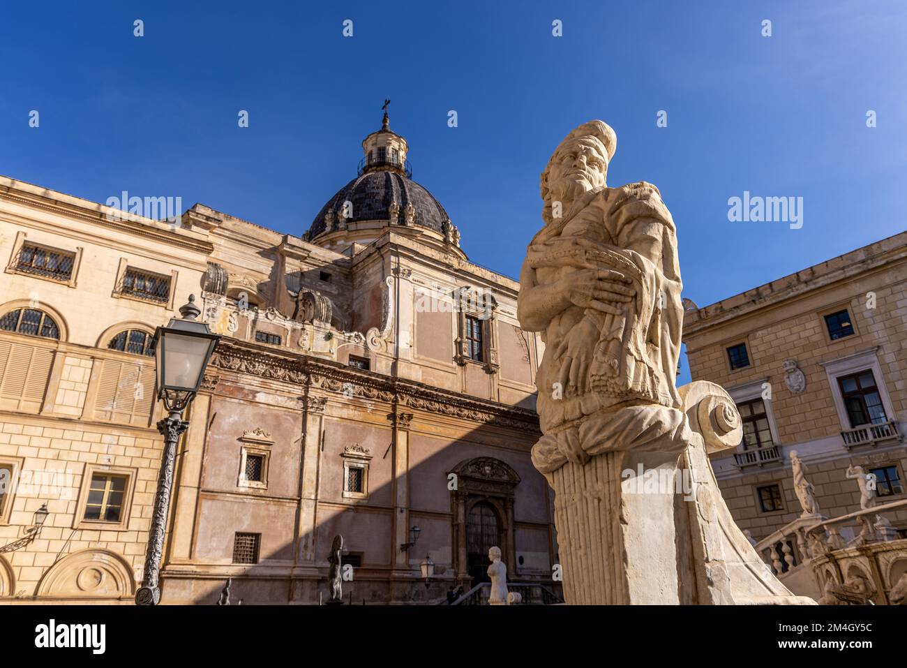 The Praetorian Fountain (Italian: Fontana Pretoria) is a monumental ...