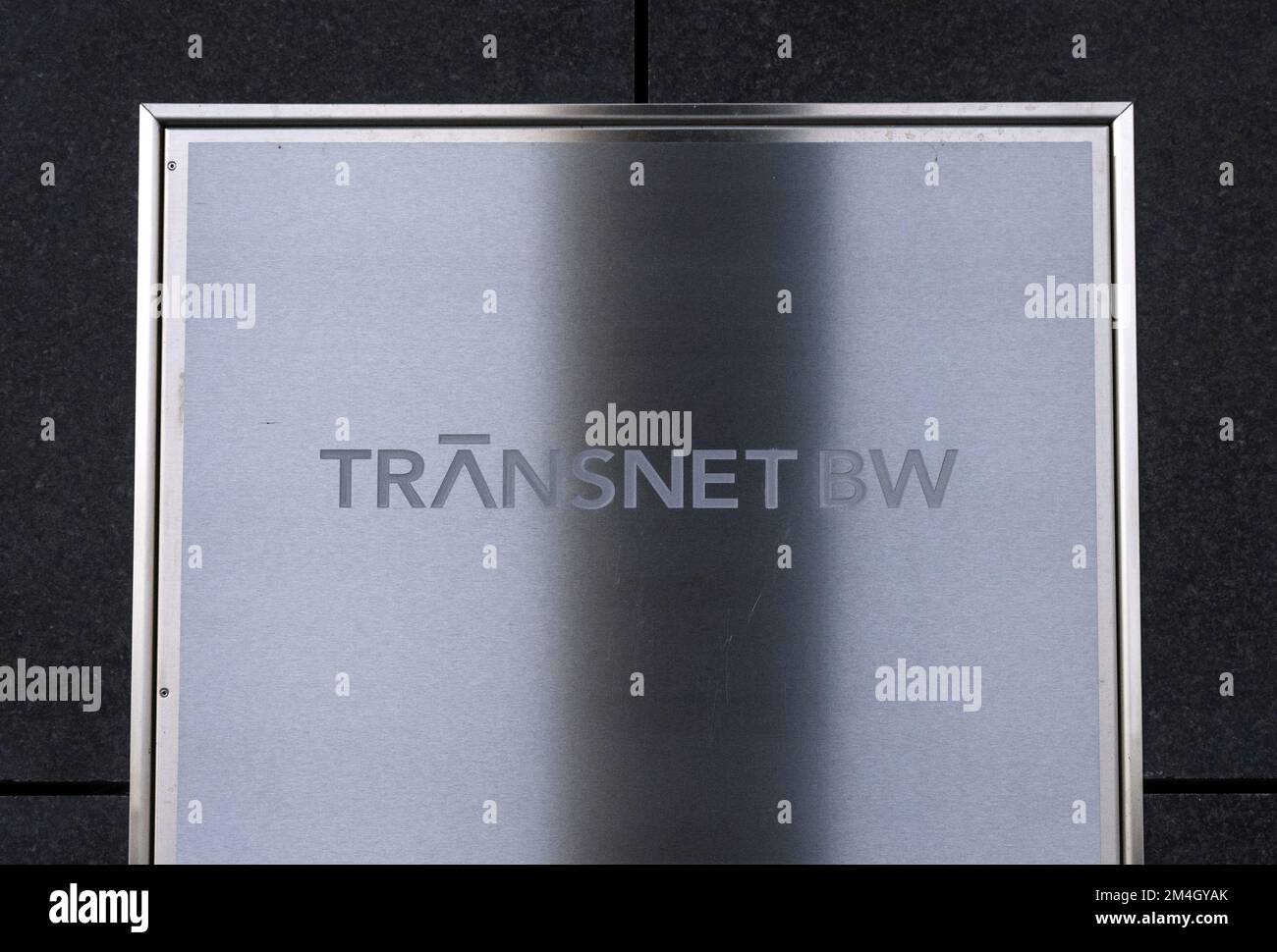 21 December 2022, Baden-Wuerttemberg, Stuttgart: The logo of the ...