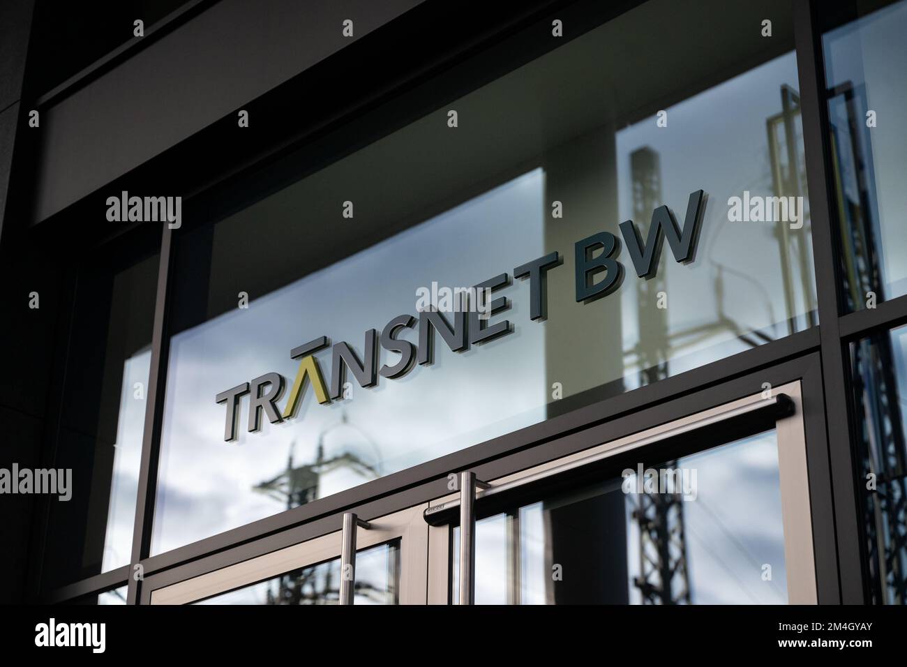 21 December 2022, Baden-Wuerttemberg, Stuttgart: The logo of the ...