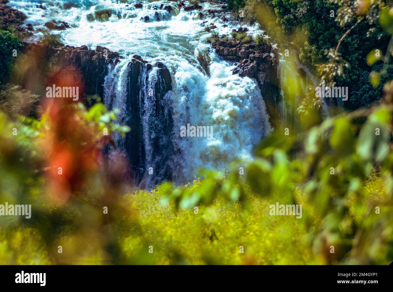 Ethiopia, 1970s, Blue Nile river Falls, waterfalls, Tisisat, Amhara ...
