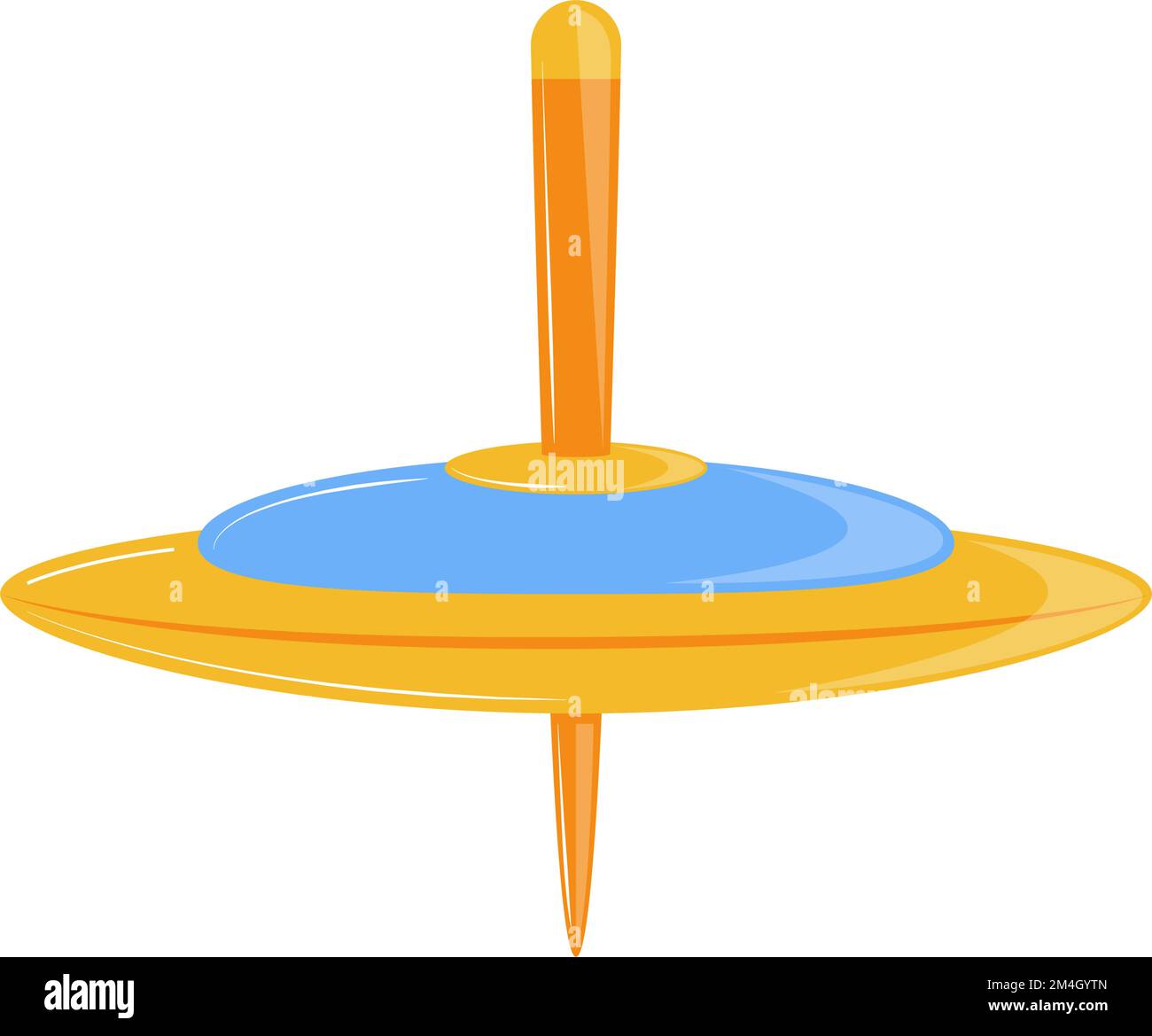 Retro spinning top toy Stock Vector Images - Alamy