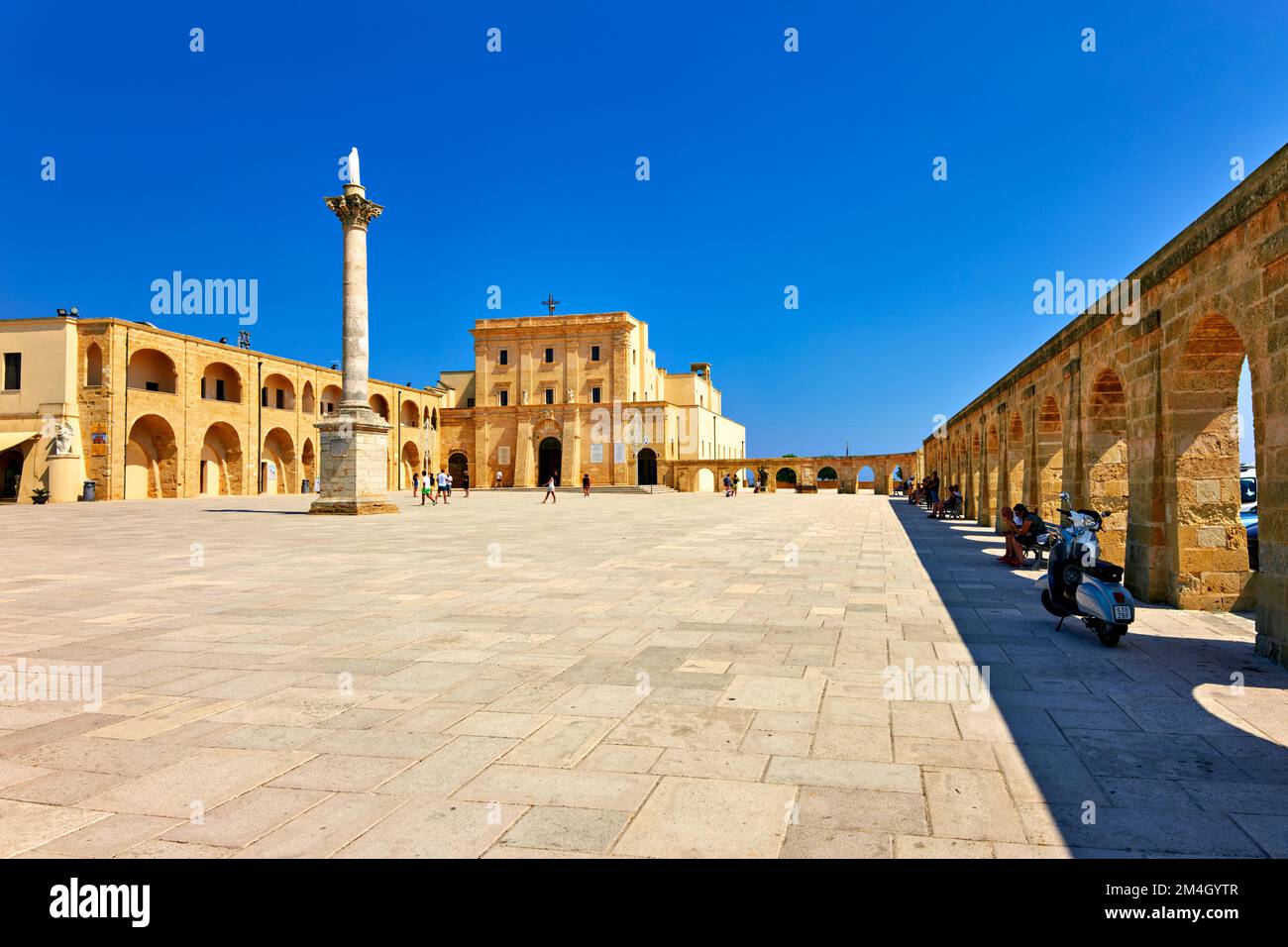 Salento. Apulia Puglia Italy. Santa Maria di Leuca. Santuario di Santa ...