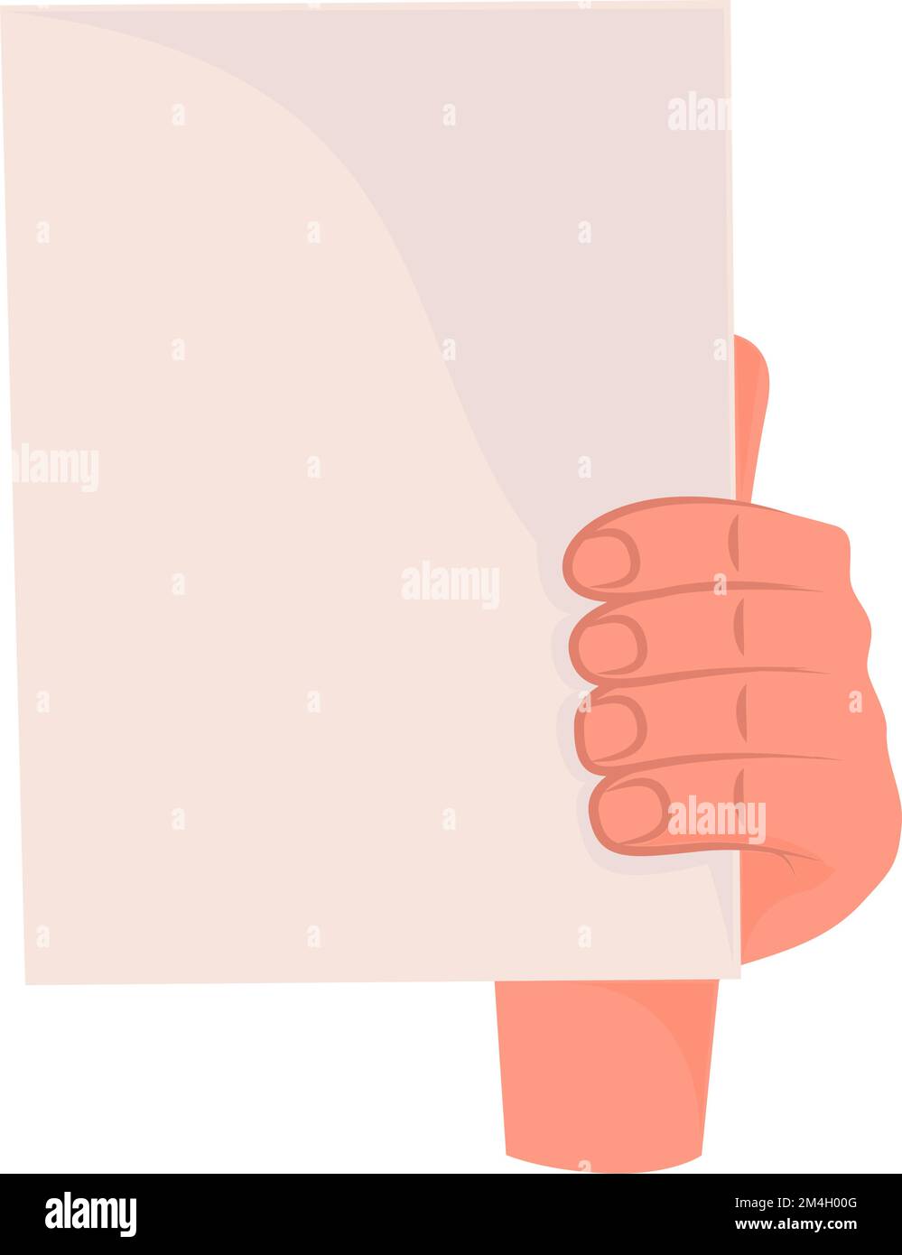 hand with a banner Stock Vector Image & Art - Alamy