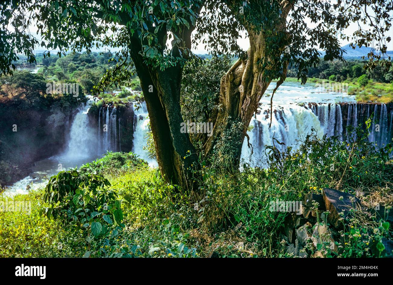 Ethiopia, 1970s, Blue Nile river Falls, waterfalls, Tisisat, Amhara ...