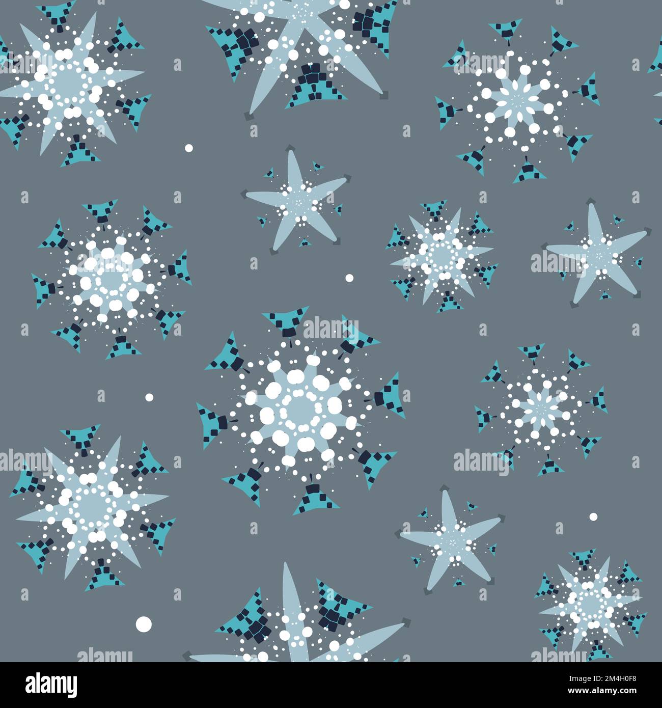 Seamless vector background with stars. Holiday joyful pattern with ...