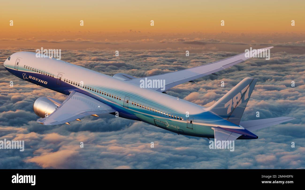 The Boeing 787 Dreamliner is one of the most modern passenger aircraft ...