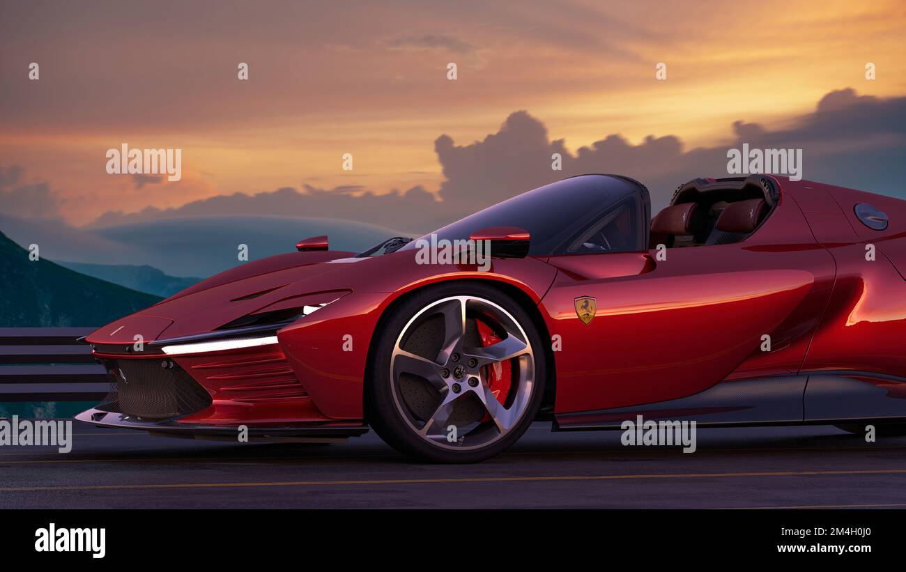 Ferrari daytona sp3 hi-res stock photography and images - Alamy