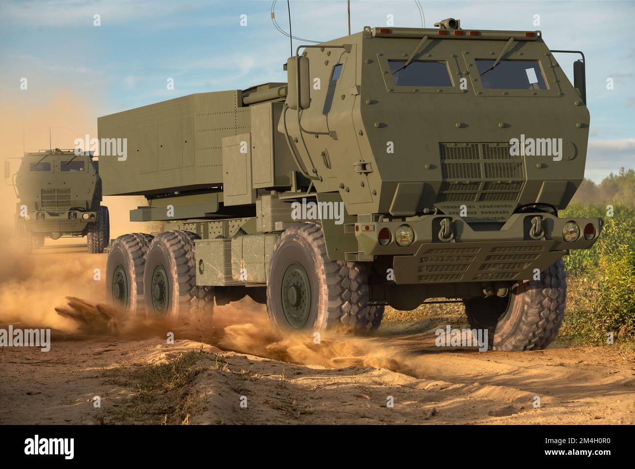 Himars mobile rocket launcher system hi-res stock photography and ...
