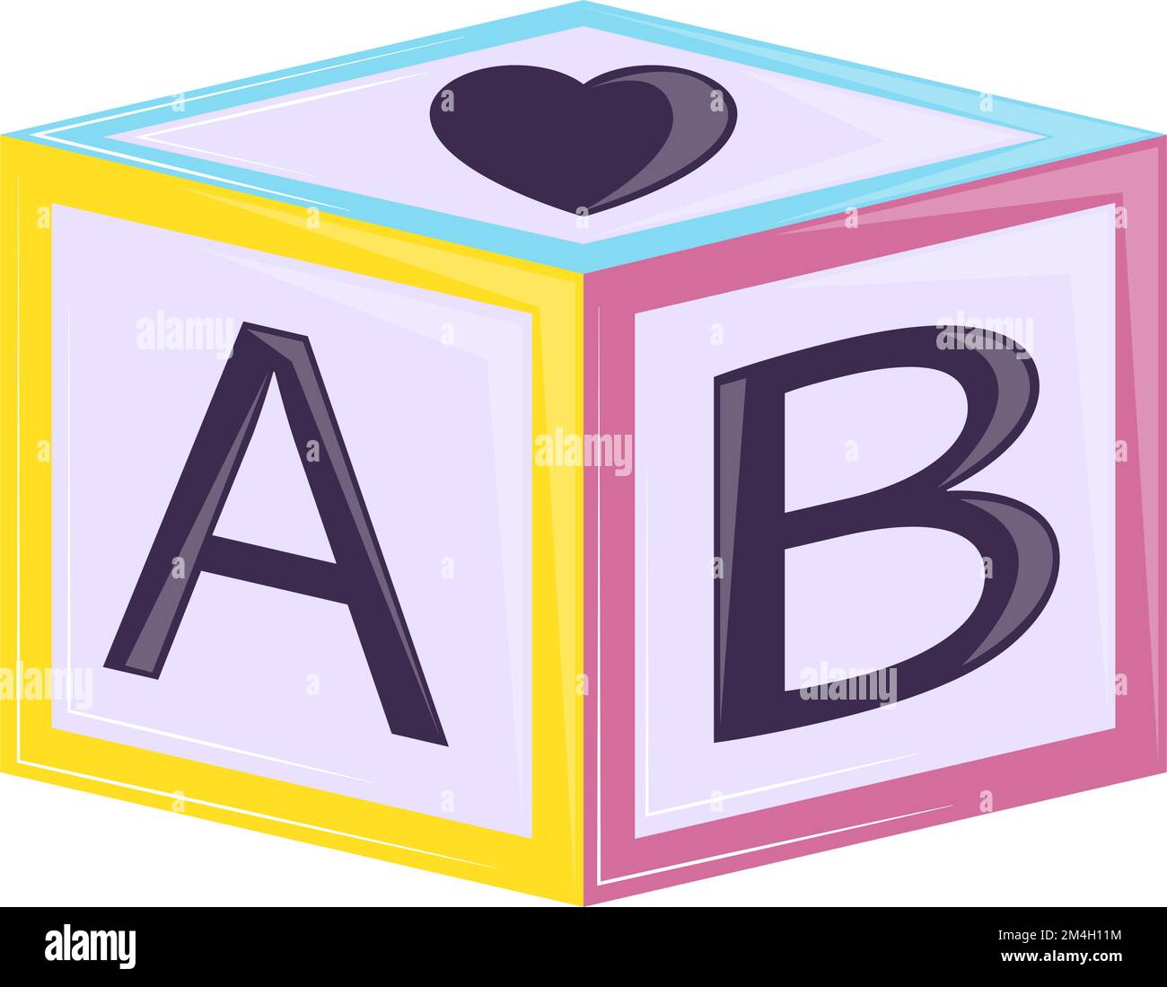 alphabet blocks toy icon Stock Vector Image & Art - Alamy