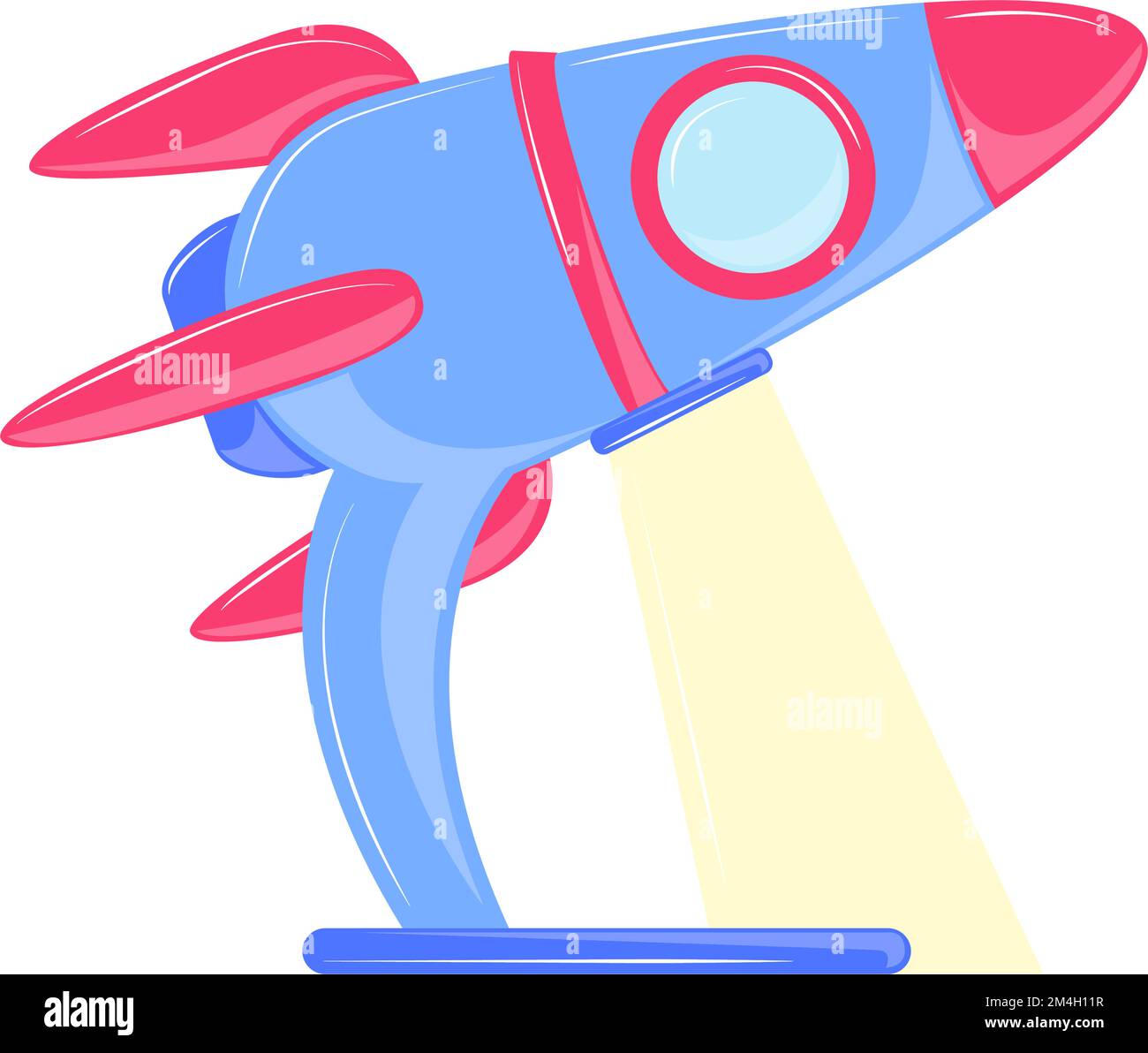 rocket lamp toy Stock Vector Image & Art - Alamy