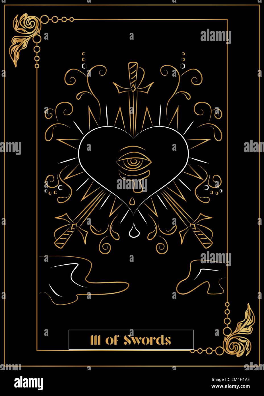the illustration - card for tarot Stock Vector Image & Art - Alamy
