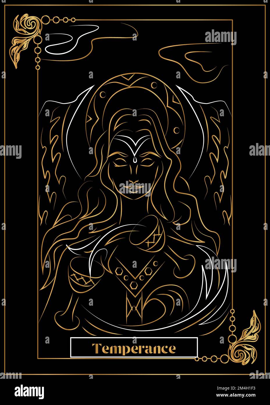 the illustration - card for tarot Stock Vector Image & Art - Alamy