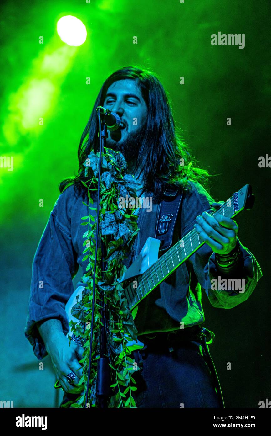 The concert of the folk-rock band Celtian at the Sala La Riviera in ...