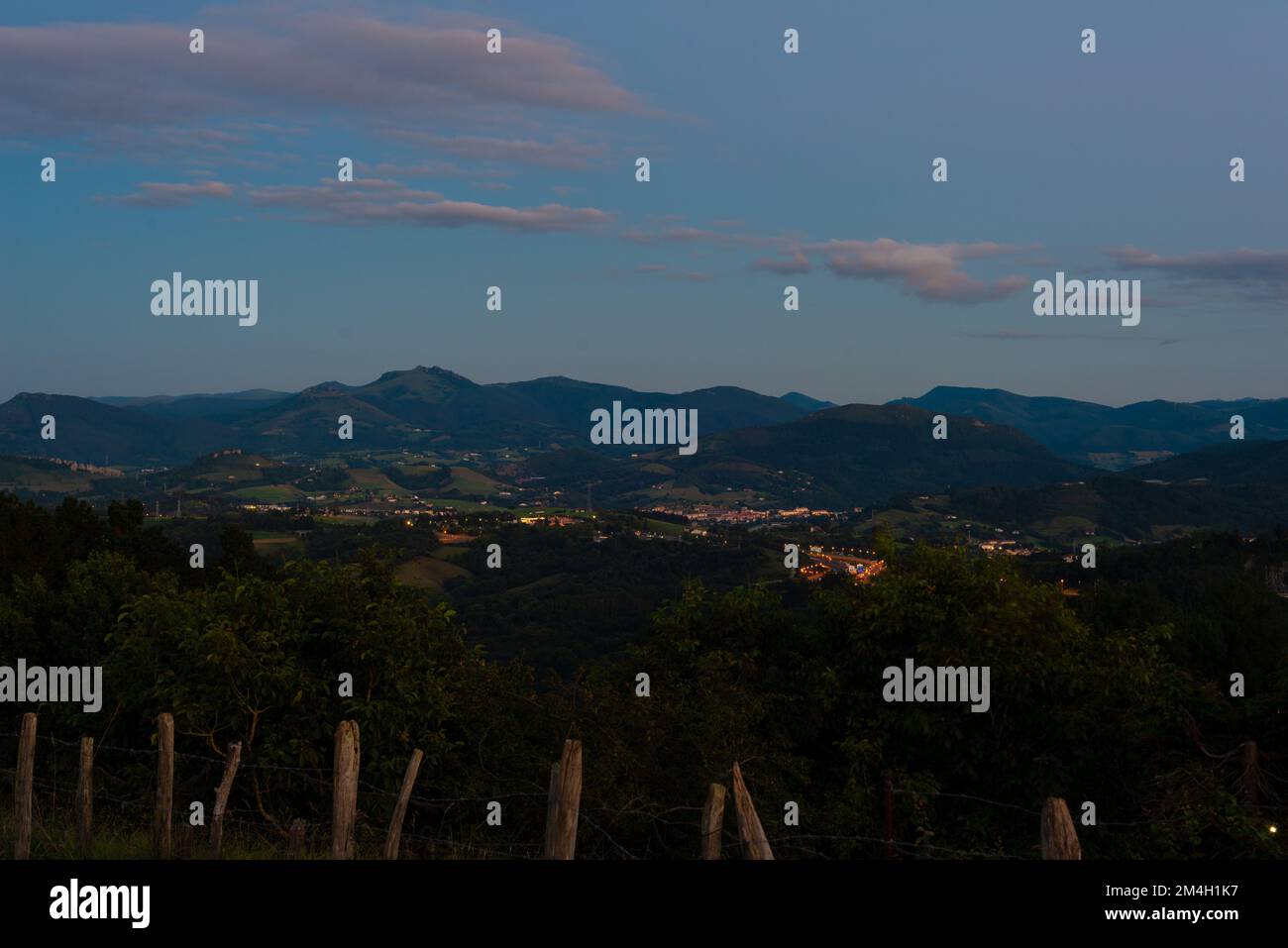Top view of the landscape Stock Photo - Alamy