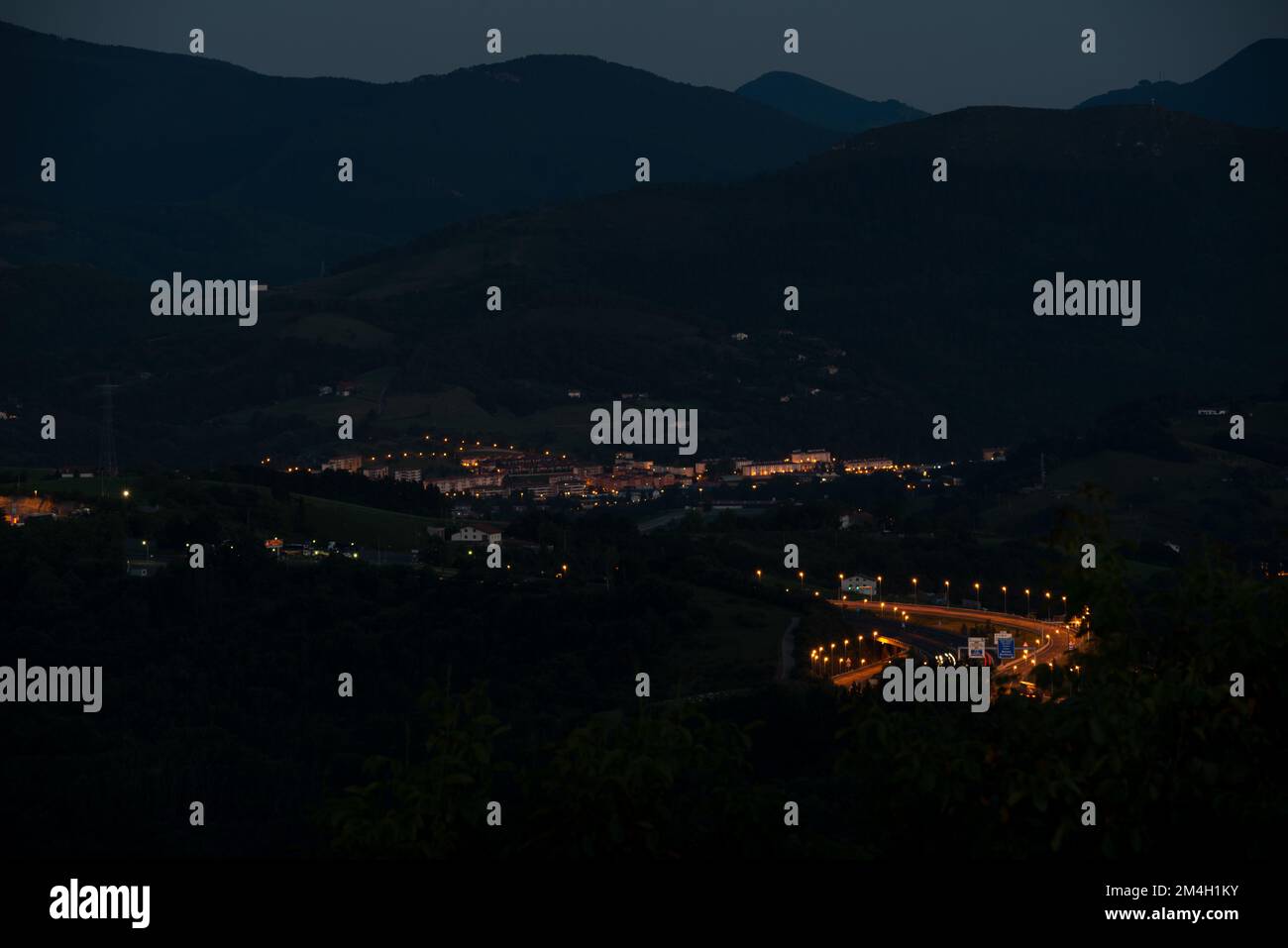 Top view of the landscape Stock Photo - Alamy