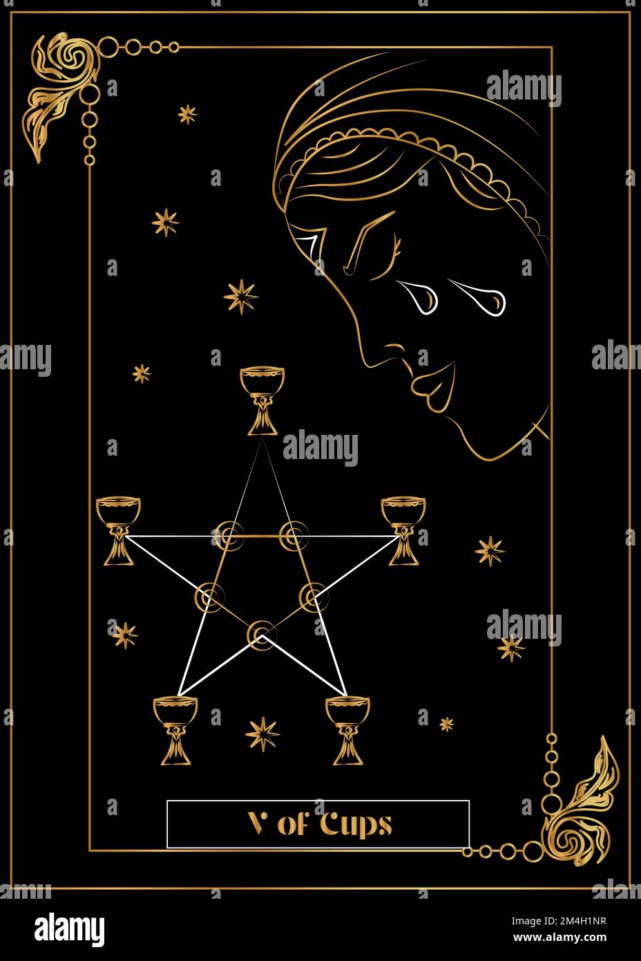 the illustration - card for tarot Stock Vector Image & Art - Alamy