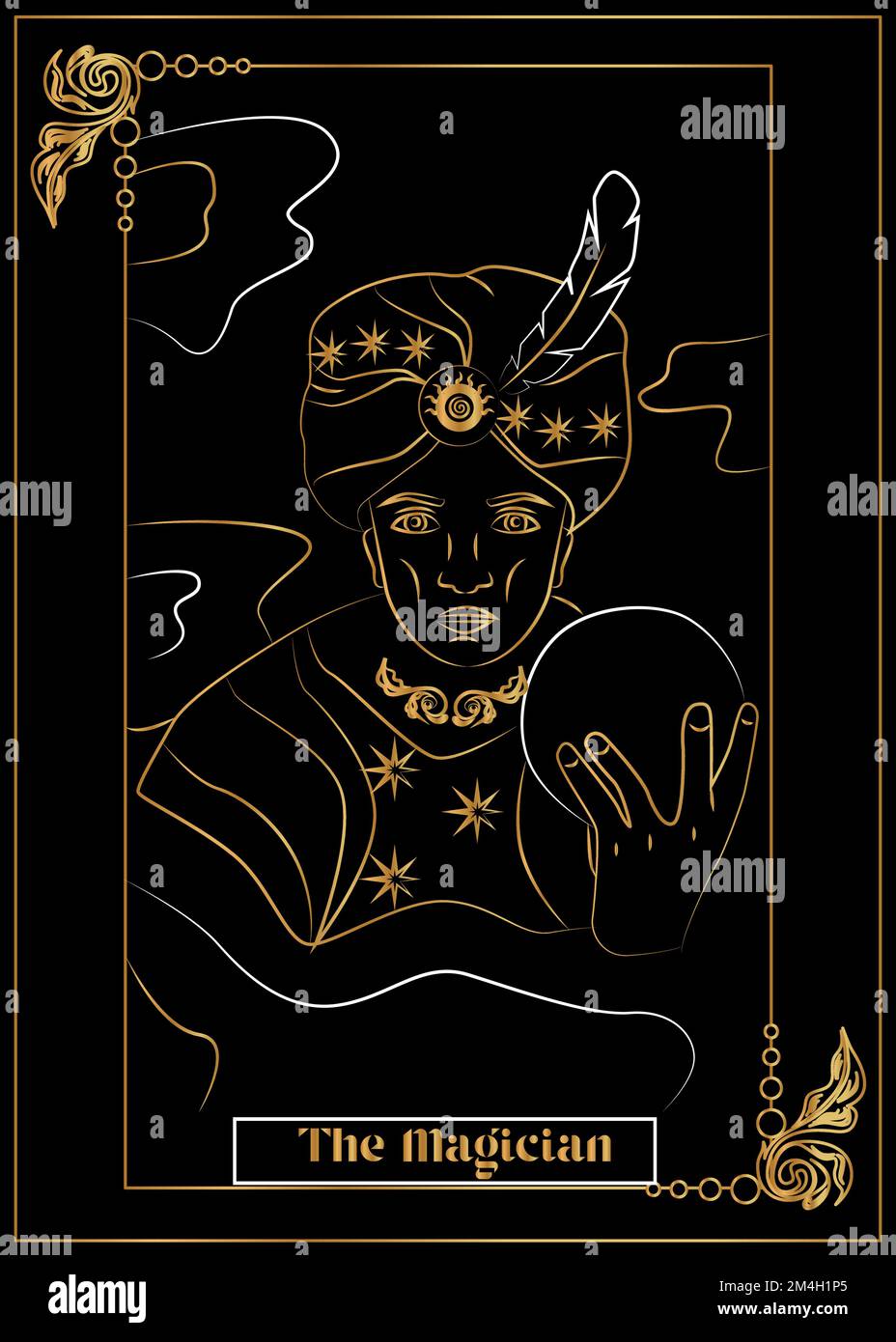 the illustration - card for tarot Stock Vector Image & Art - Alamy