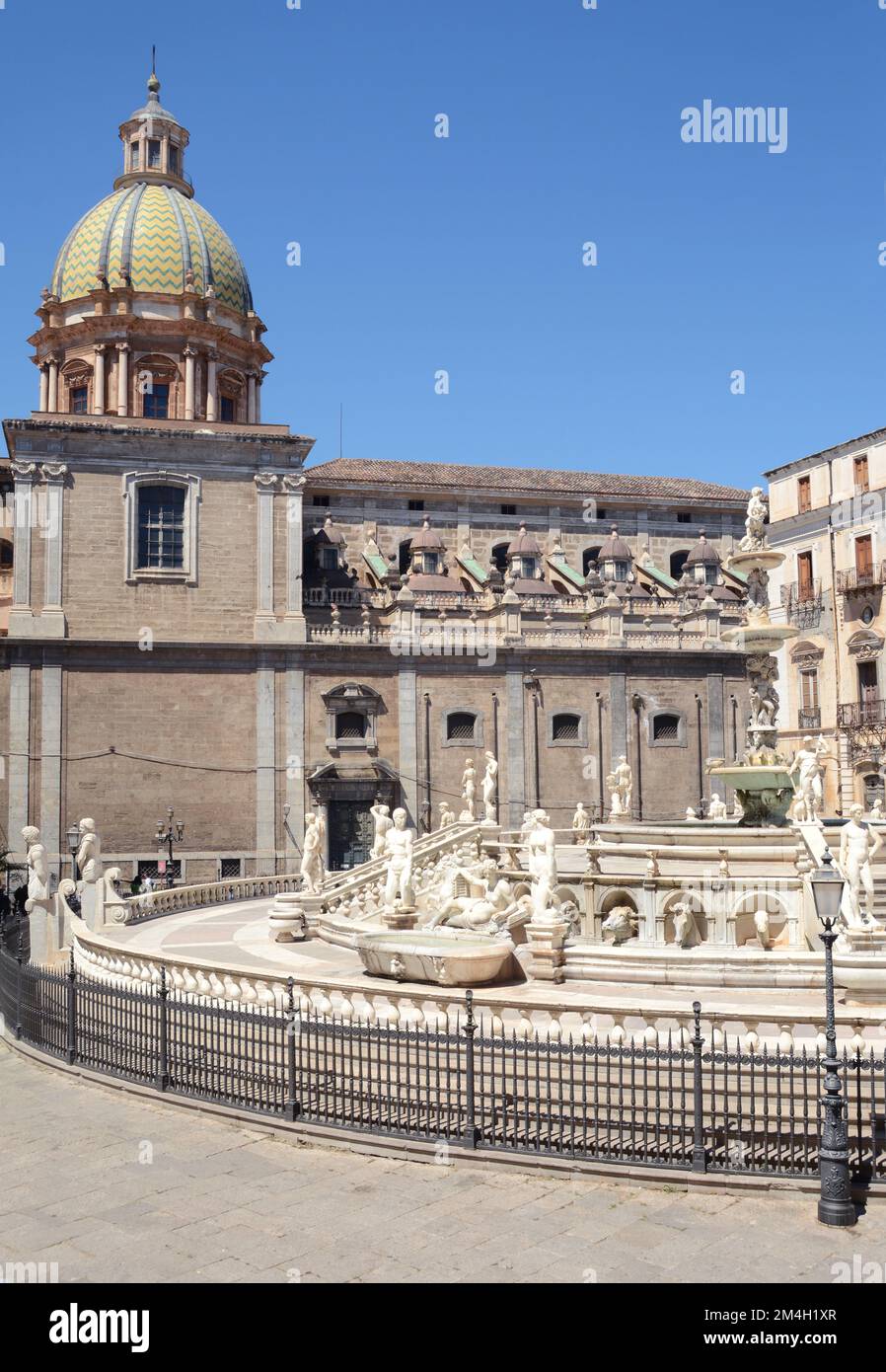 Piazza Pretoria, also known as Piazza della Vergogna, is in the Kalsa ...