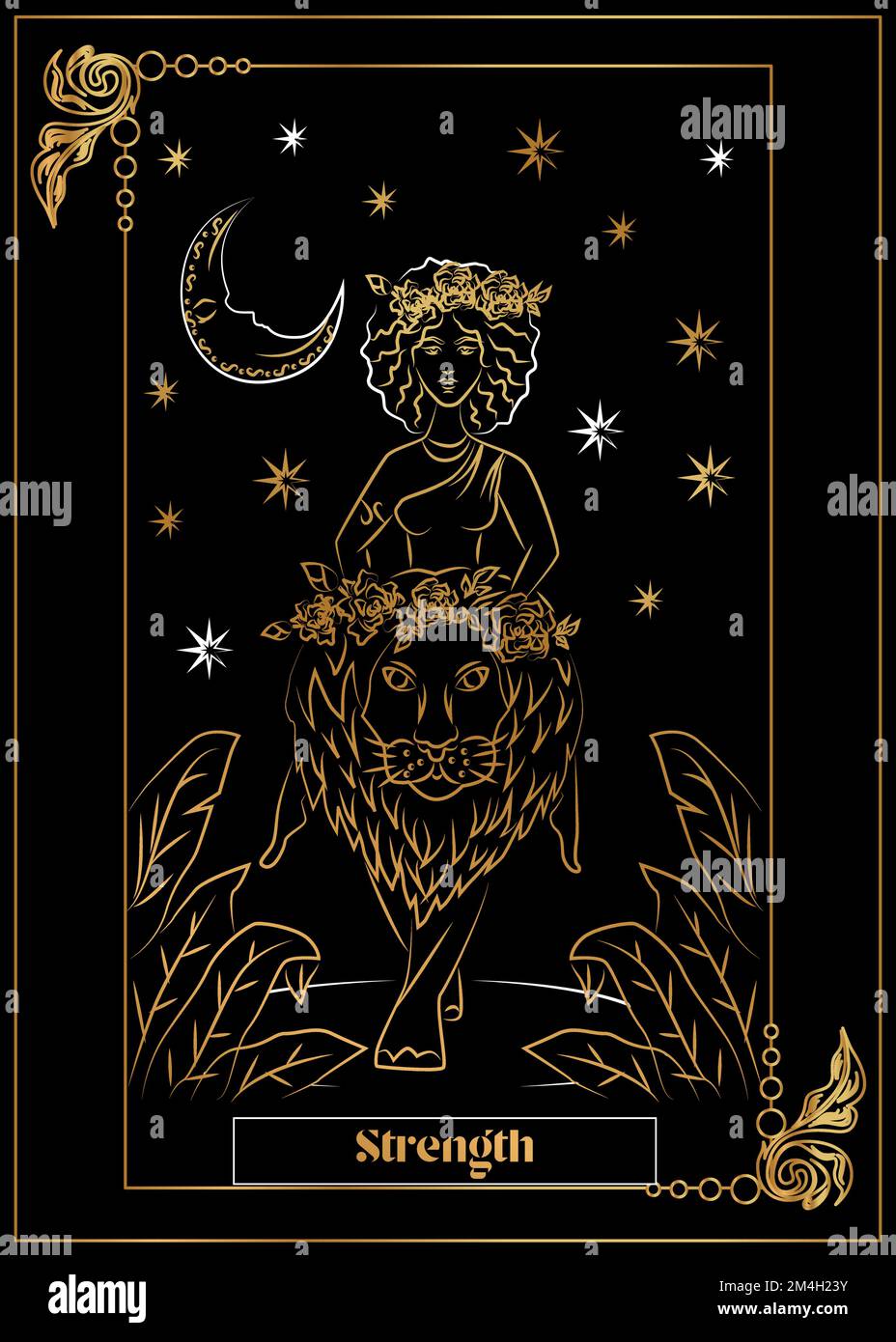 the illustration - card for tarot Stock Vector Image & Art - Alamy