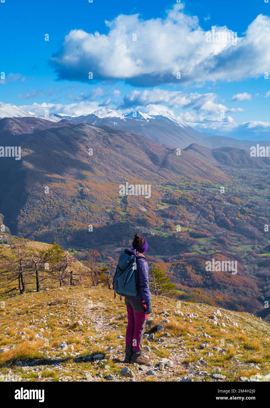 Monte La Serra (Italy) - The peak of Monti del Cicolano beside Rieti ...