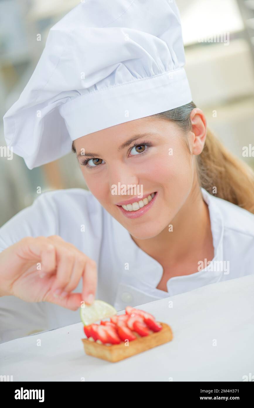 young baker is at work Stock Photo - Alamy