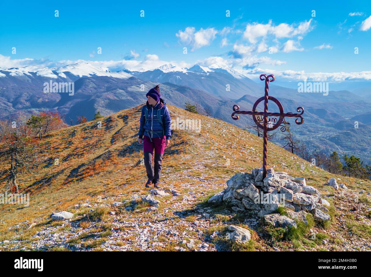 Monte La Serra (Italy) - The peak of Monti del Cicolano beside Rieti ...