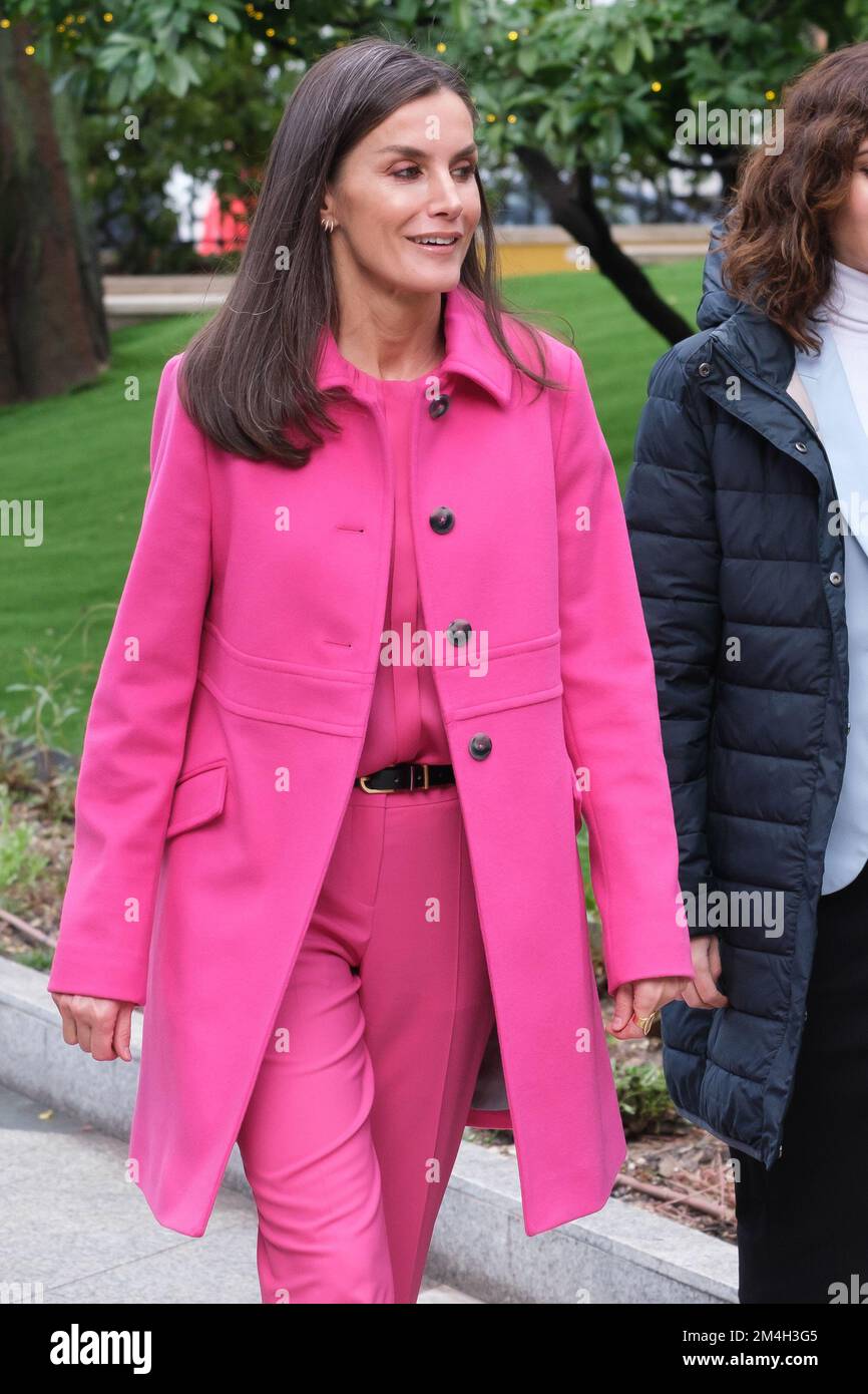Madrid, Spain. 21st Dec, 2022. Queen Letizia of Spain visits the Niño ...