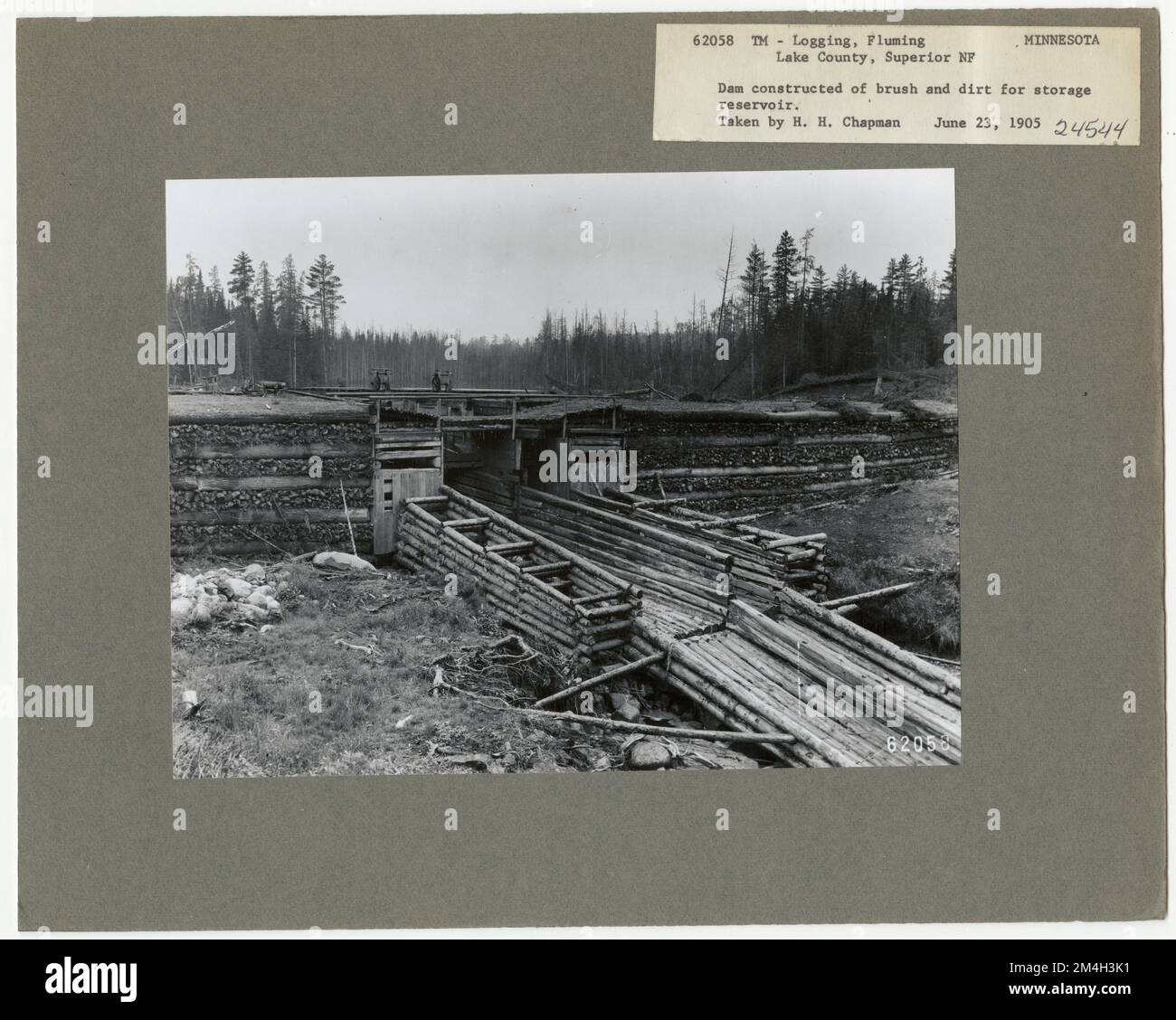 Logging: Fluming - All States. Photographs Relating to National Forests ...