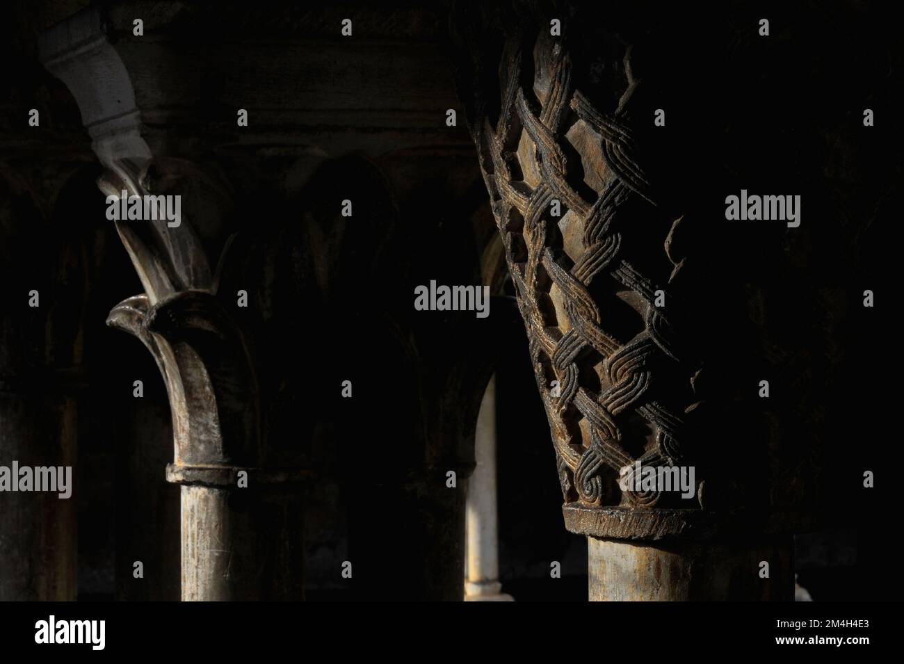 Medieval art amid shadows hi-res stock photography and images - Alamy