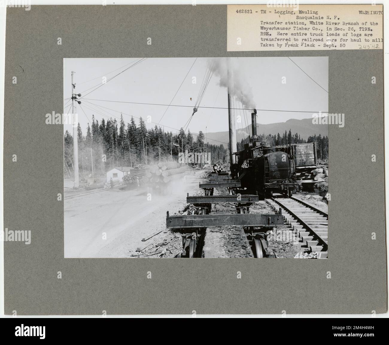 Logging: Transportation: Railroads - Texas. Photographs Relating to ...