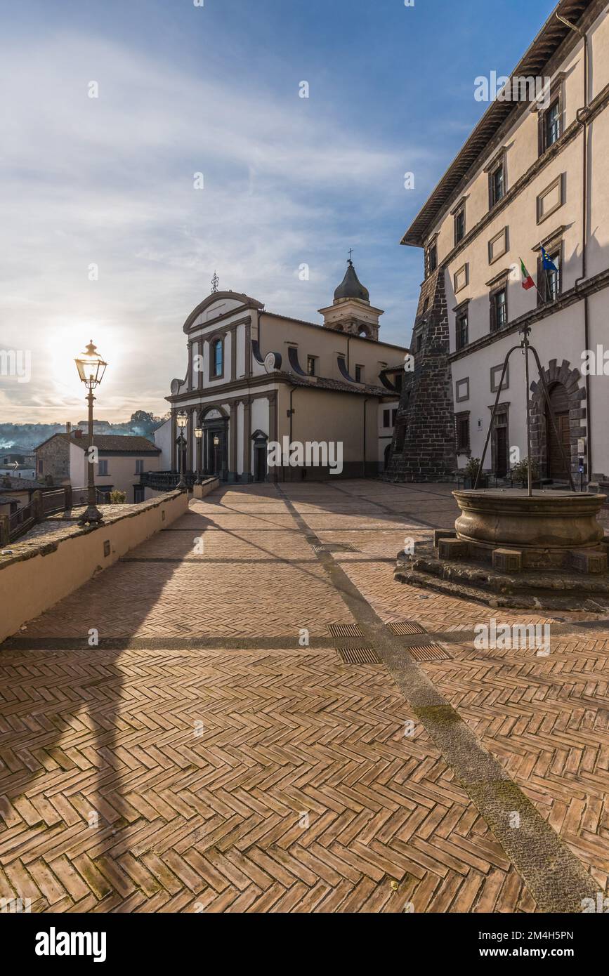 Gradoli (Italy) - A little medieval town beside Bolsena lake, with the ...