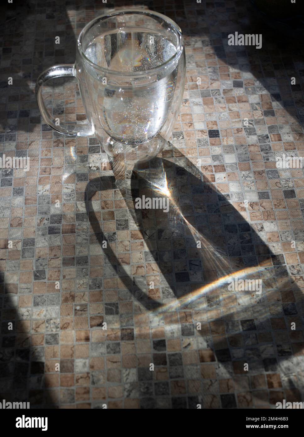 Light refraction through glass water hi-res stock photography and ...