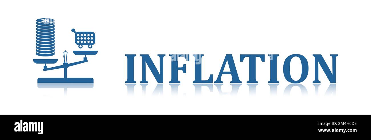 Illustration of an inflation concept Stock Photo - Alamy