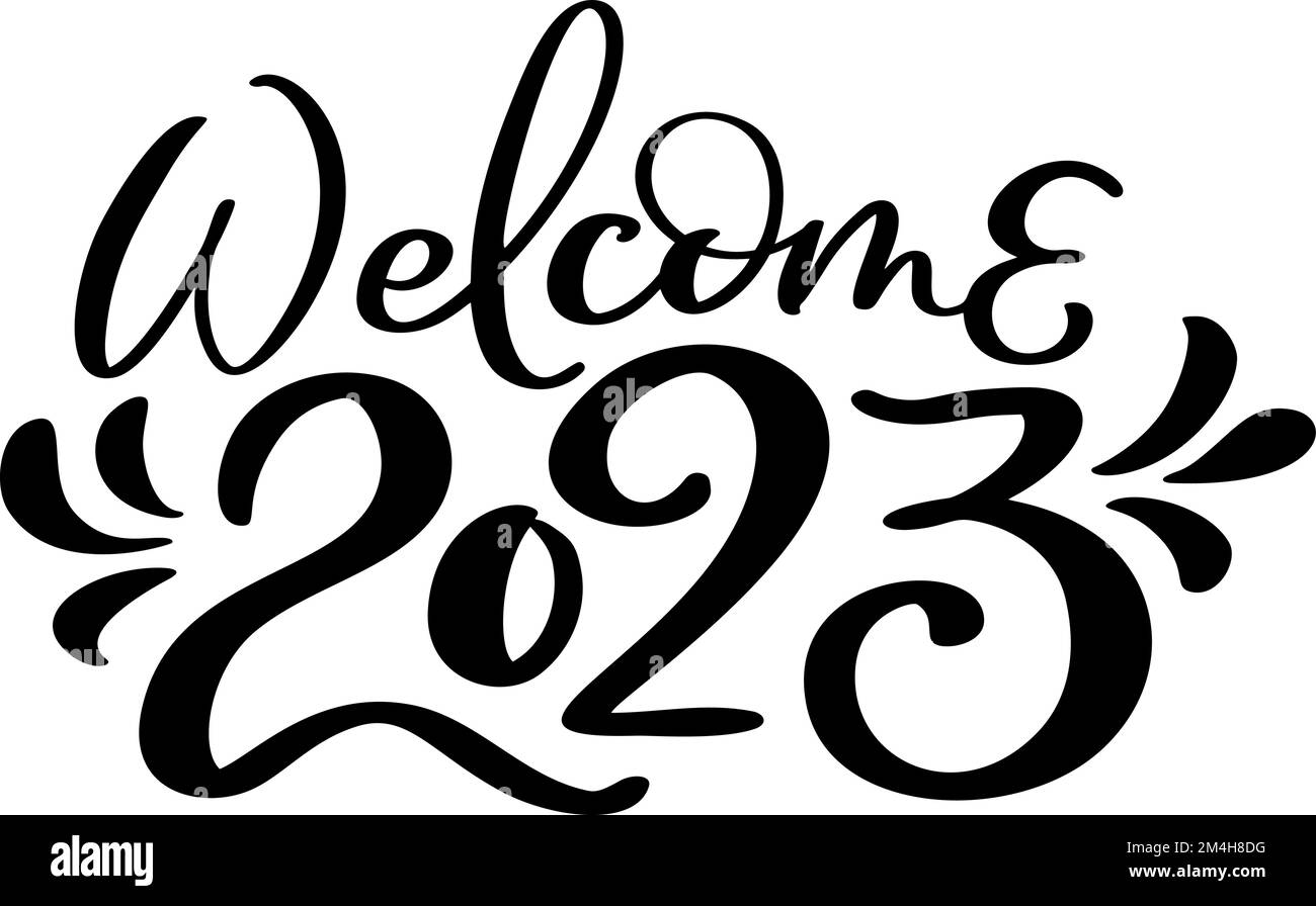Welcome 2023 Stock Vector Images - Alamy