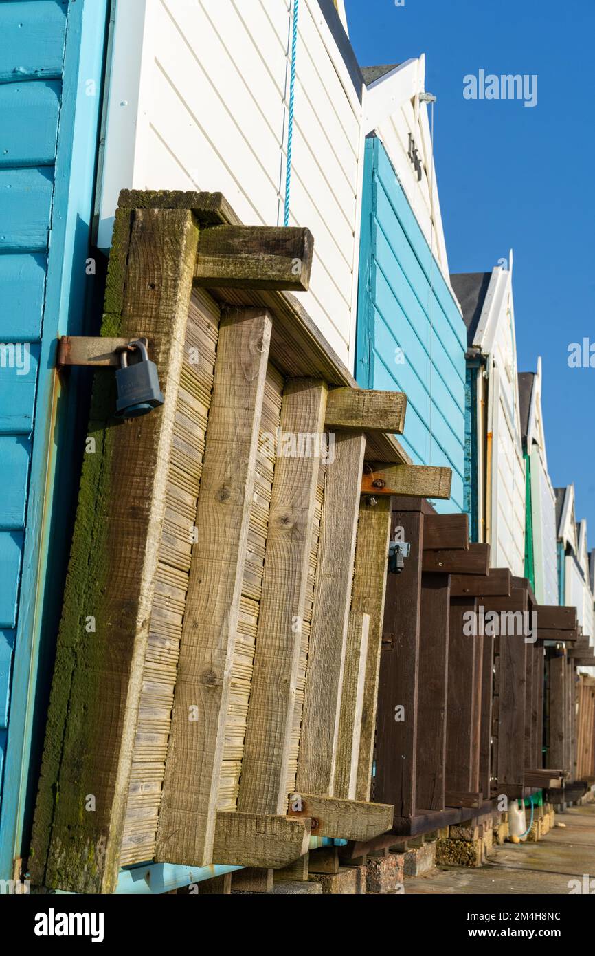 Seaside huts vector hi-res stock photography and images - Alamy