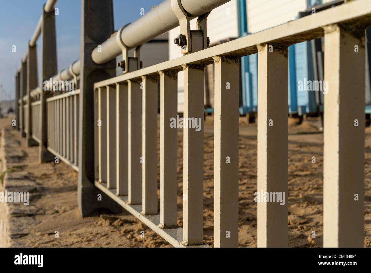 Metal guardrail security safety hi-res stock photography and images - Alamy