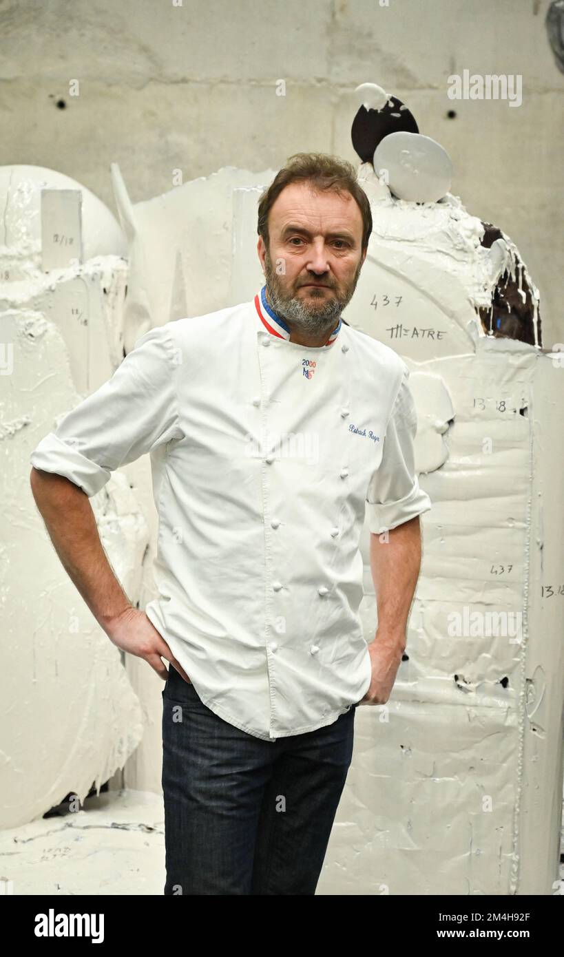 Portrait of Patrick Roger, french chocolate artist and sculptor in his ...