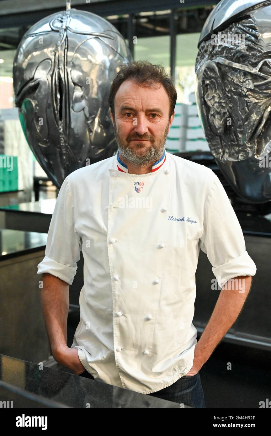 Portrait of Patrick Roger, french chocolate artist and sculptor in his ...