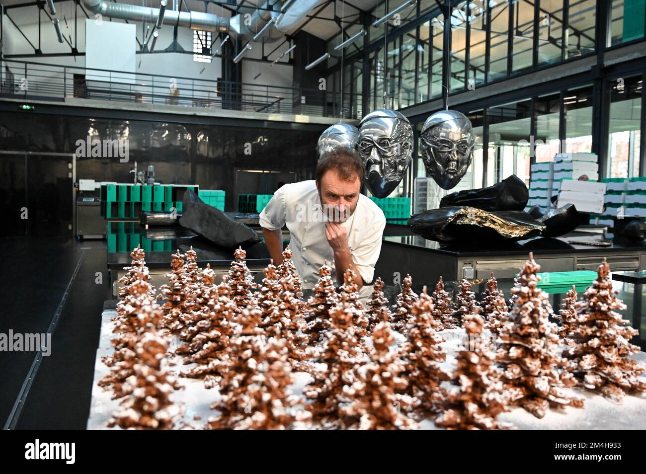 Portrait of Patrick Roger, french chocolate artist and sculptor in his ...