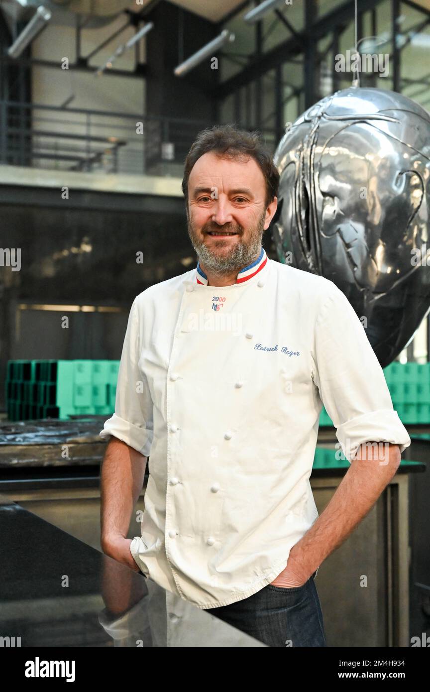 Portrait of Patrick Roger, french chocolate artist and sculptor in his ...
