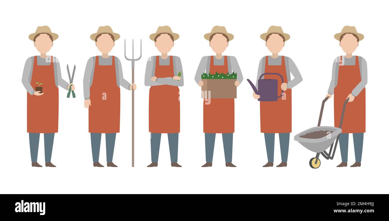 Faceless grower Stock Vector Images - Alamy