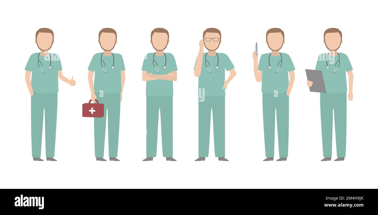 Medical orderly Cut Out Stock Images & Pictures - Alamy