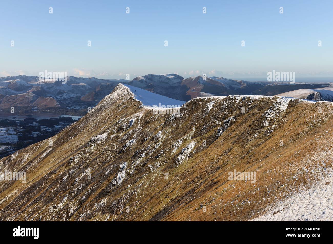 The Views Southwest towards Gategill Fell top from the Summit of ...