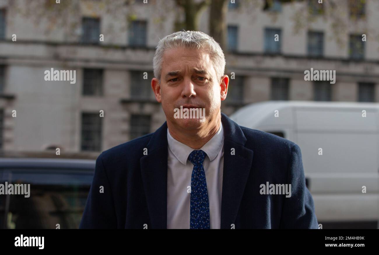London, England, UK. 21st Dec, 2022. Secretary of State for Health and ...