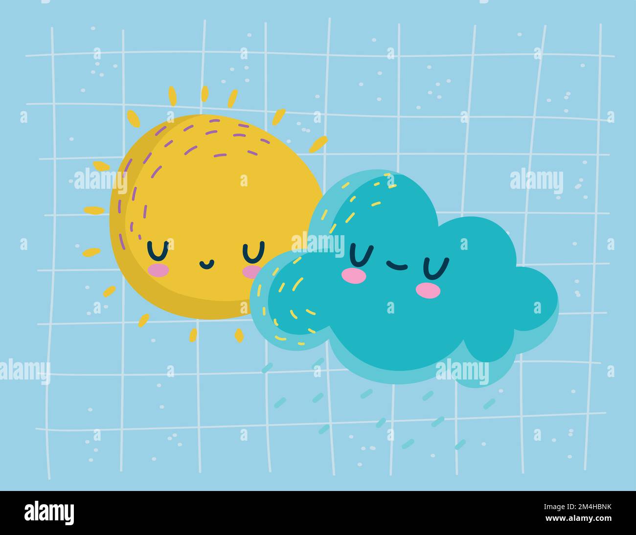 cartoon sun and cloud Stock Vector Image & Art - Alamy