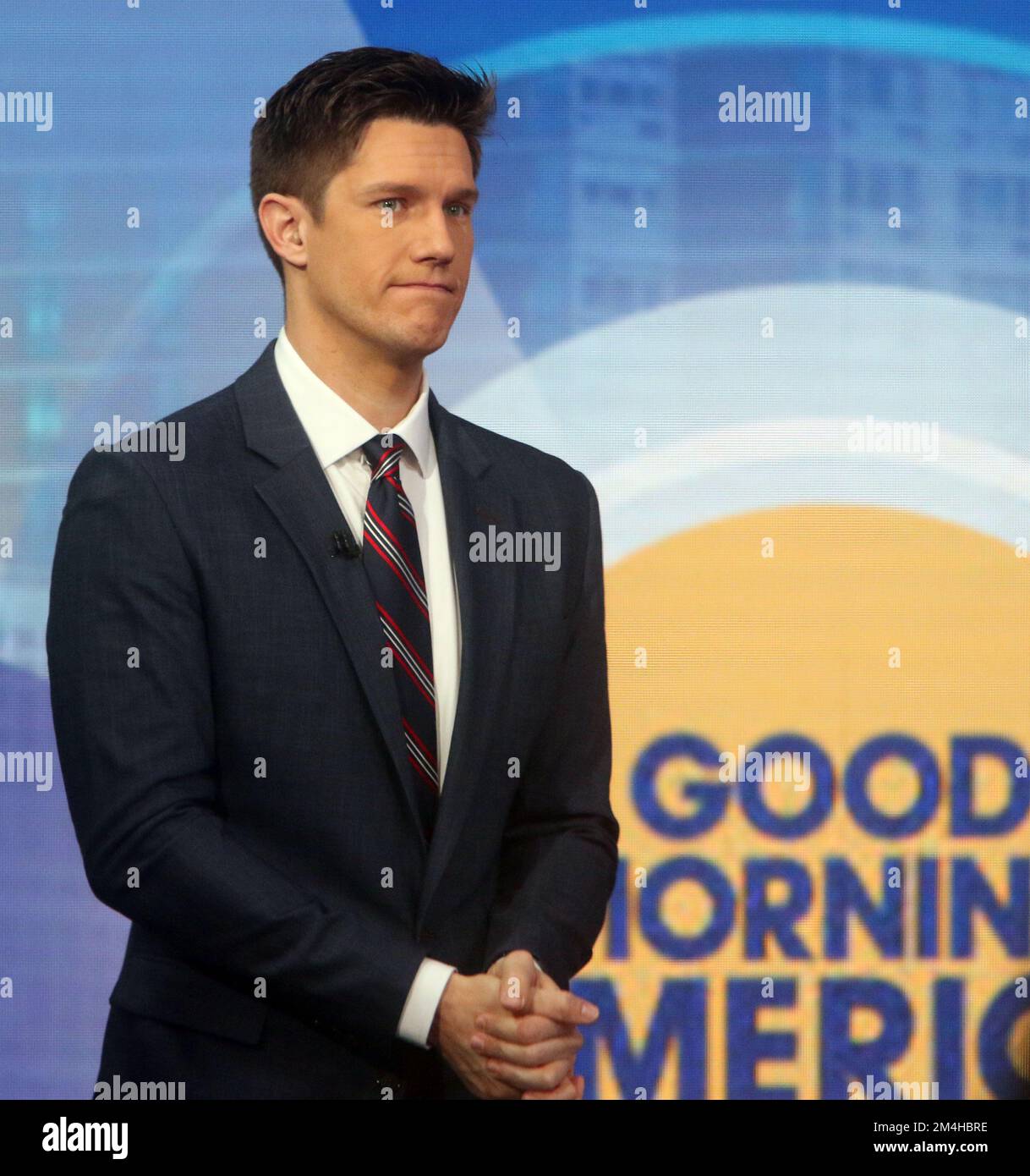 Celebrities At The Good Morning America Show Studios. -PICTURED: Trevor ...