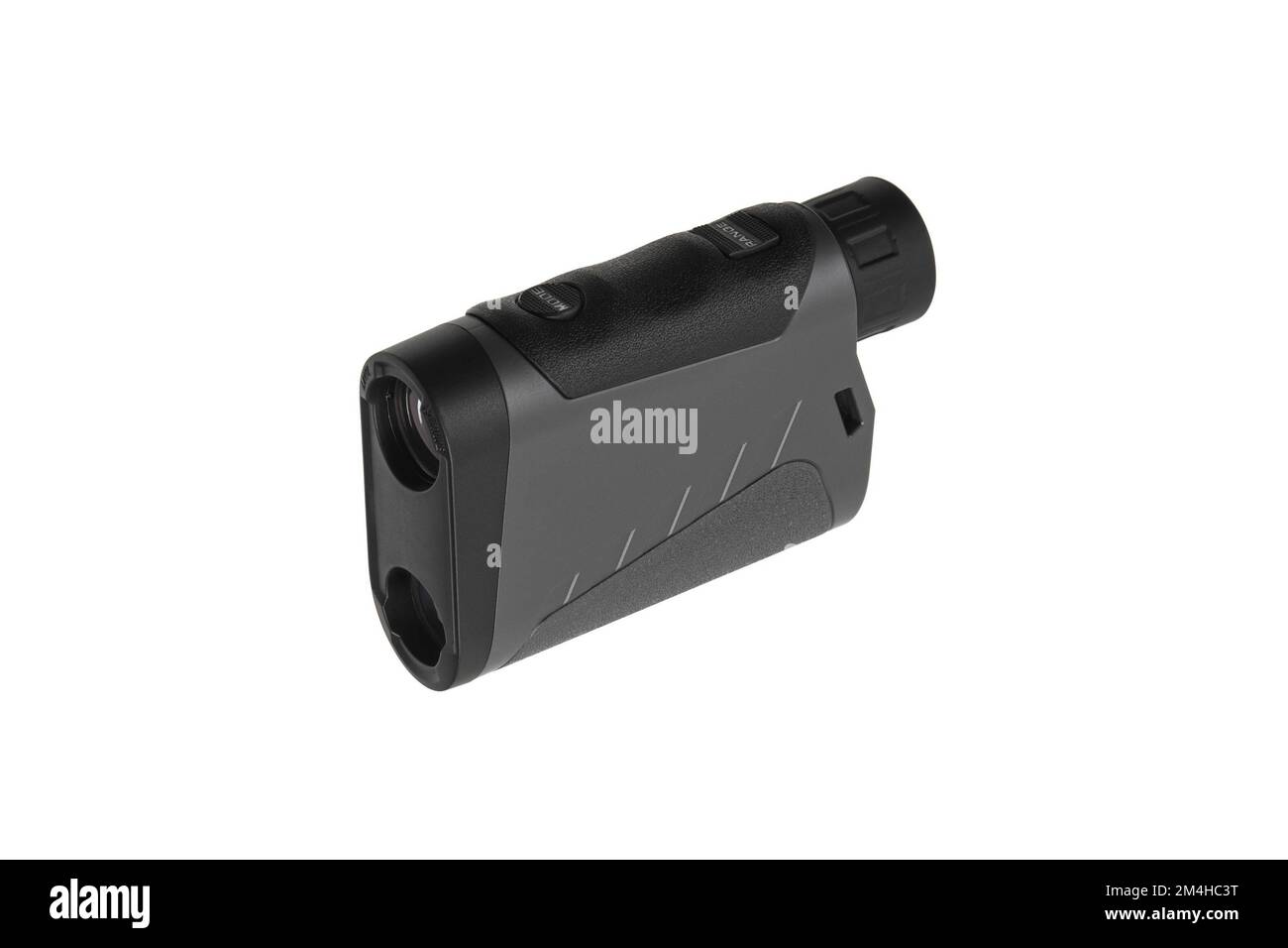 Modern electronic optical rangefinder. Portable device for measuring ...